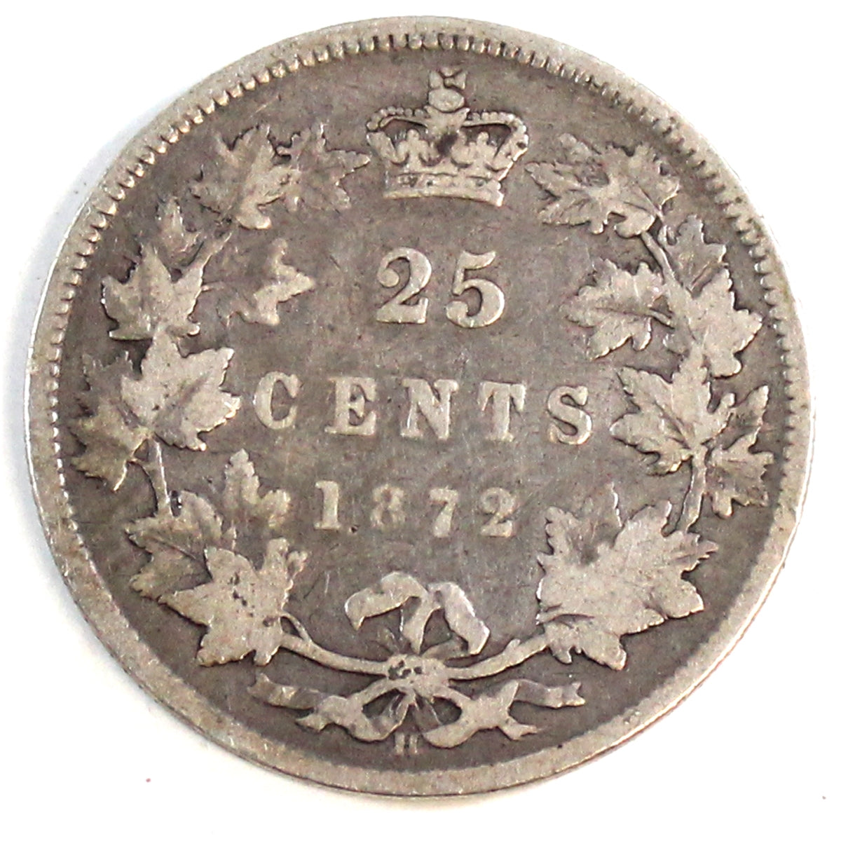 1872H Canada 25-cents Good (G-4) – Colonial Acres Coins