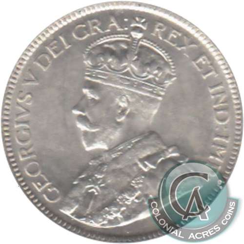 1920 Canada 25-cents EF-AU (EF-45) $ – Colonial Acres Coins