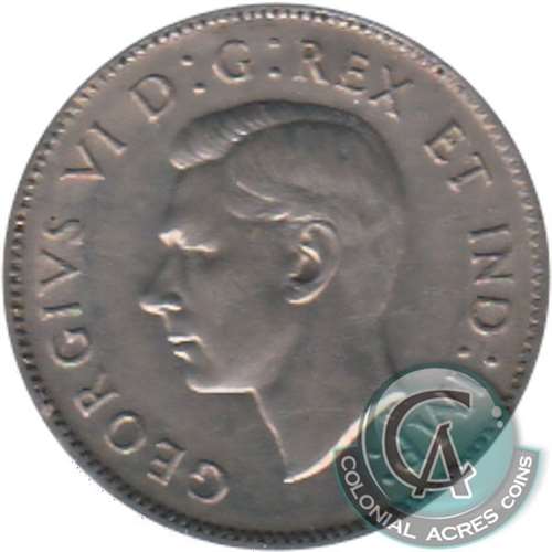 1940 Canada 5-cents EF-AU (EF-45) – Colonial Acres Coins