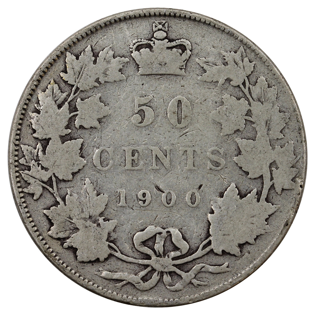1900 Canada 50-cents Good (G-4) – Colonial Acres Coins