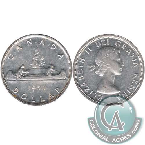 1953 SS Canada Dollar Extra Fine (EF40) – Colonial Acres Coins
