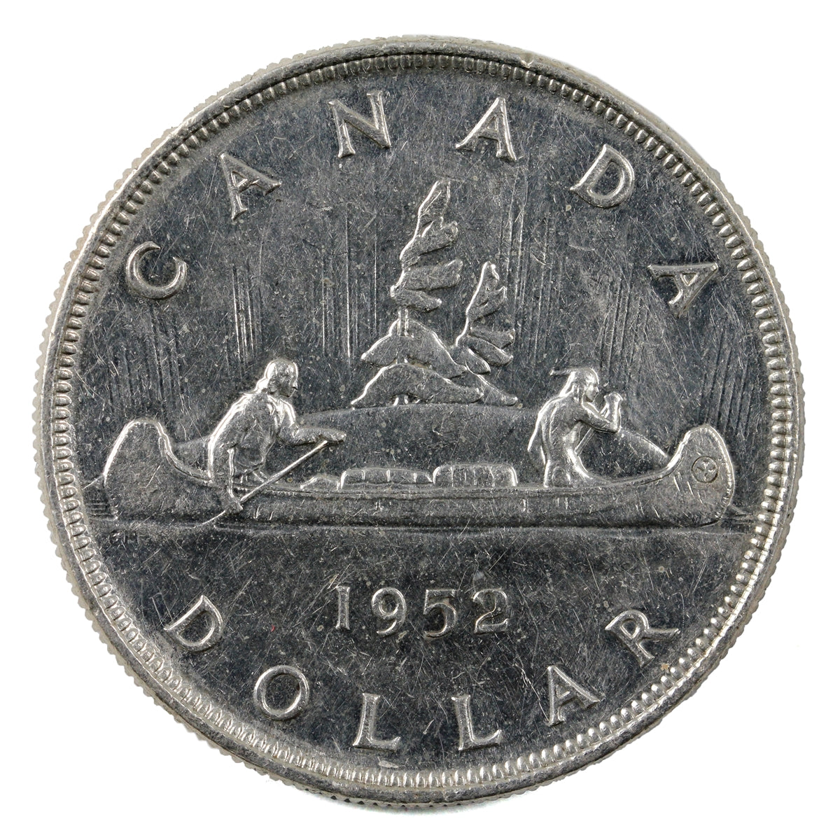 1952 2WL Canada Dollar Extra Fine (EF40) – Colonial Acres Coins