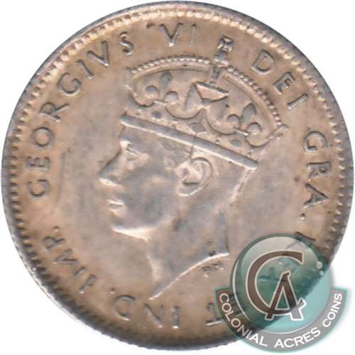 1944C Newfoundland 5-cents VF-EF (VF-30) – Colonial Acres Coins