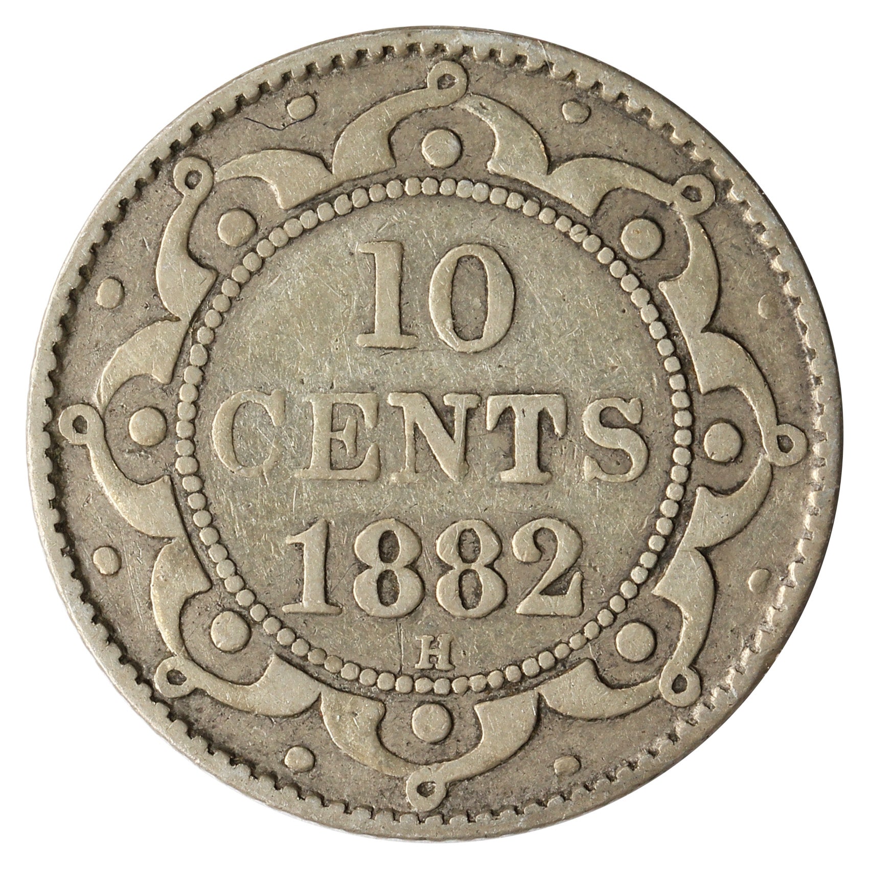 1882H Newfoundland 10-cents VG-F (VG10) $ – Colonial Acres Coins