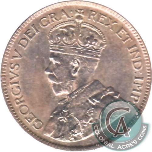 1919C Newfoundland 25-cents Extra Fine (EF40) – Colonial Acres Coins