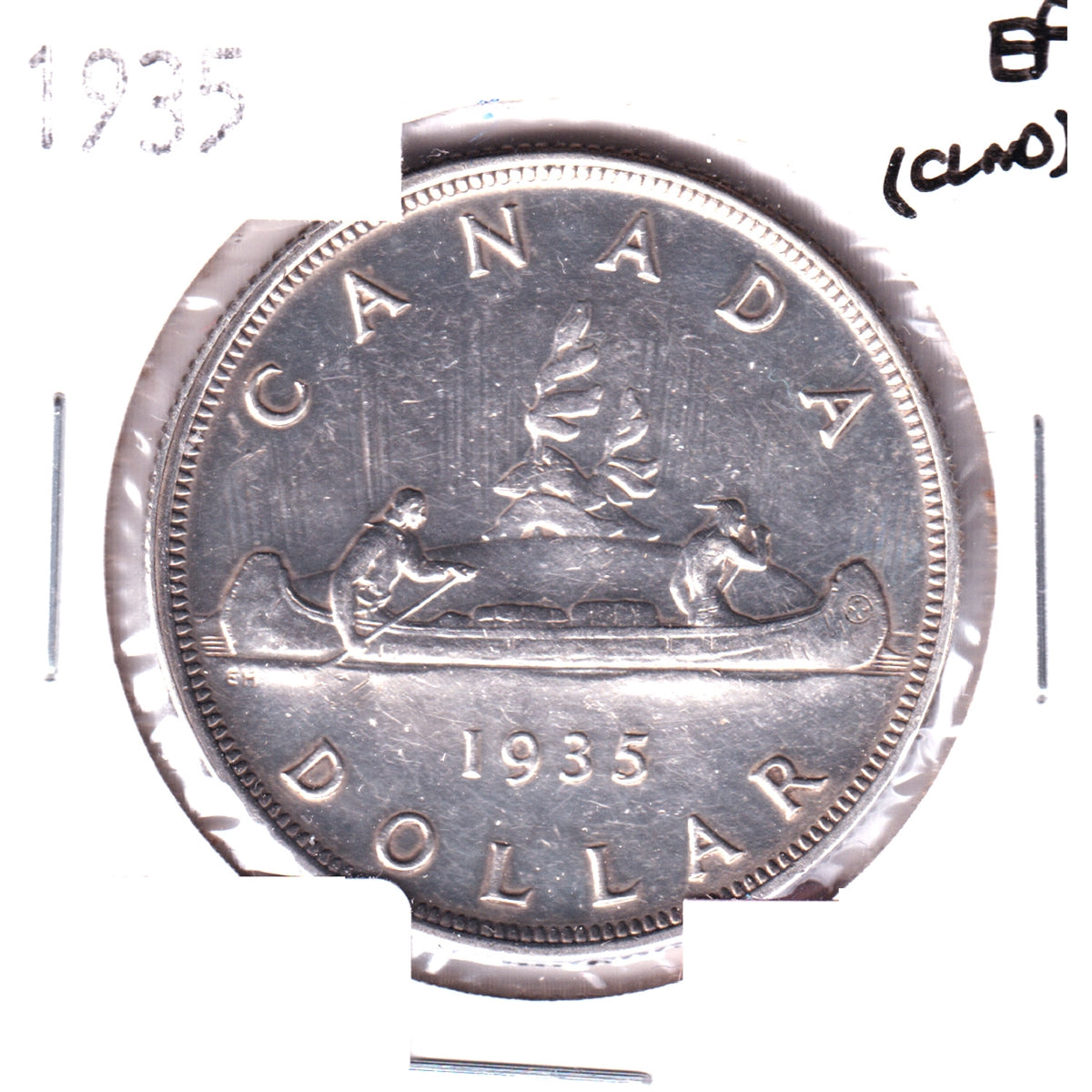 1935 Canada Dollar Extra Fine (EF-40) Cleaned, scratched, or impaired – Colonial Acres Coins