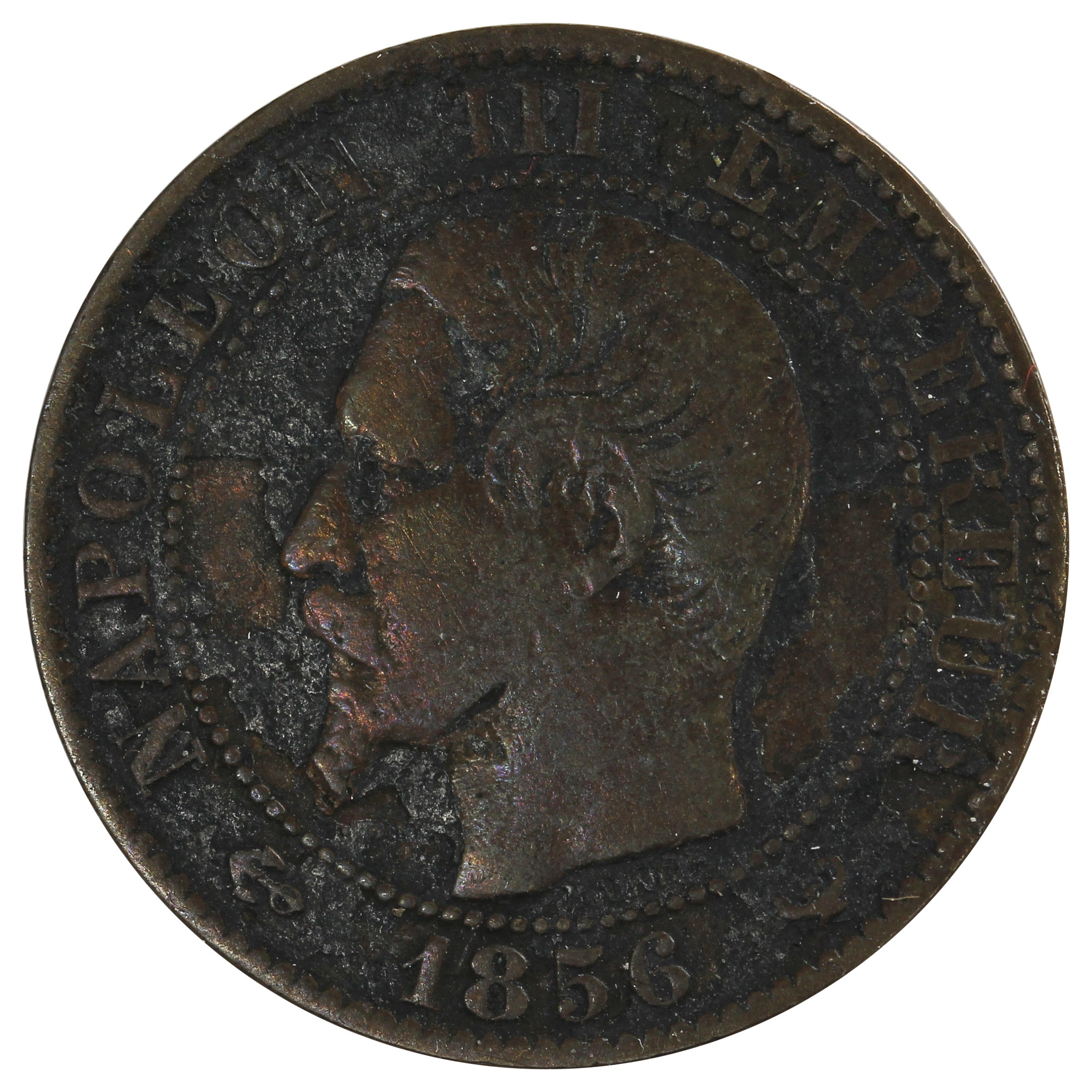 France 1856W 5 Centimes Extra Fine (EF40) – Colonial Acres Coins