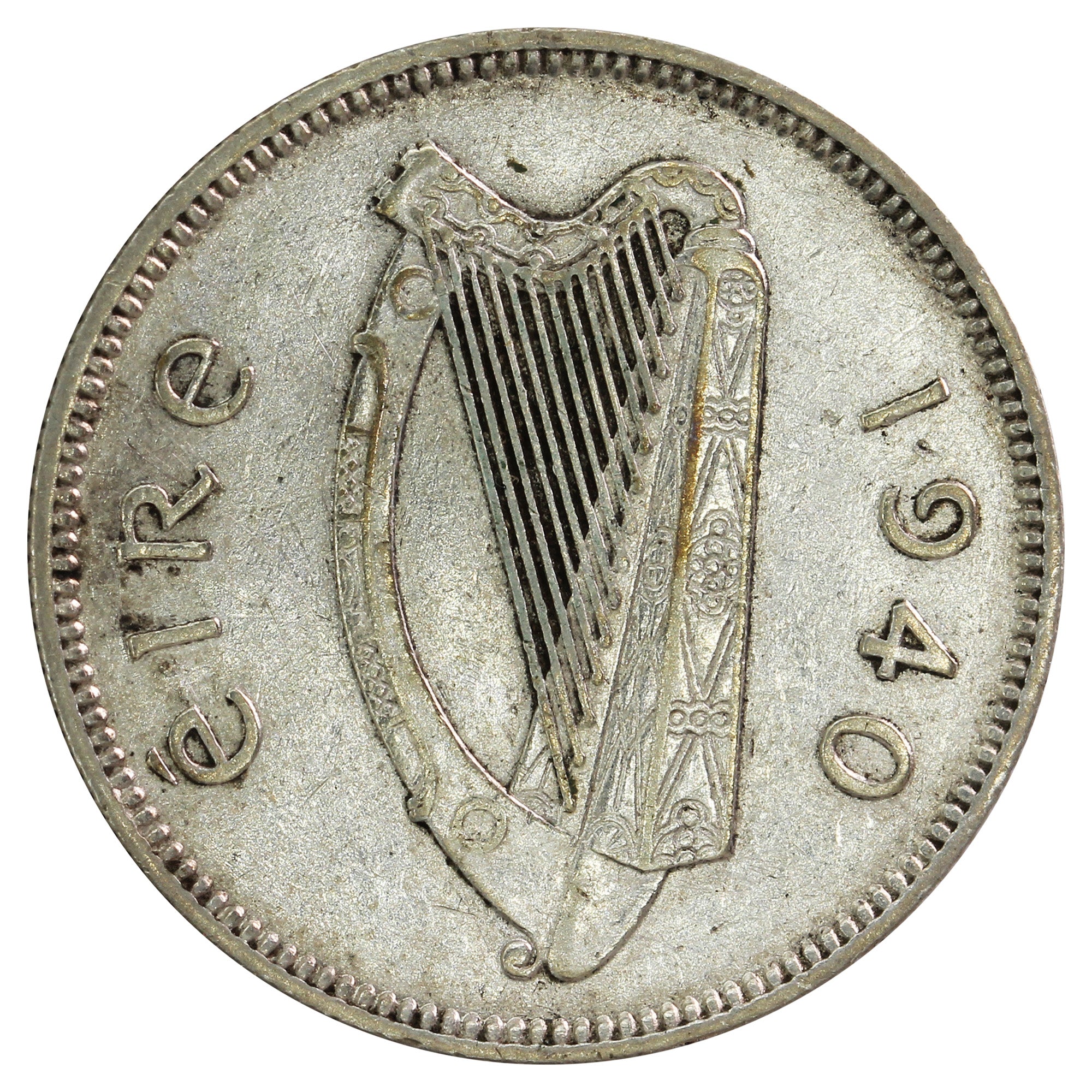 Ireland 1940 Shilling Extra Fine (EF40) – Colonial Acres Coins