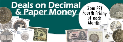 Deals on Paper Money - Colonial Acres Coins