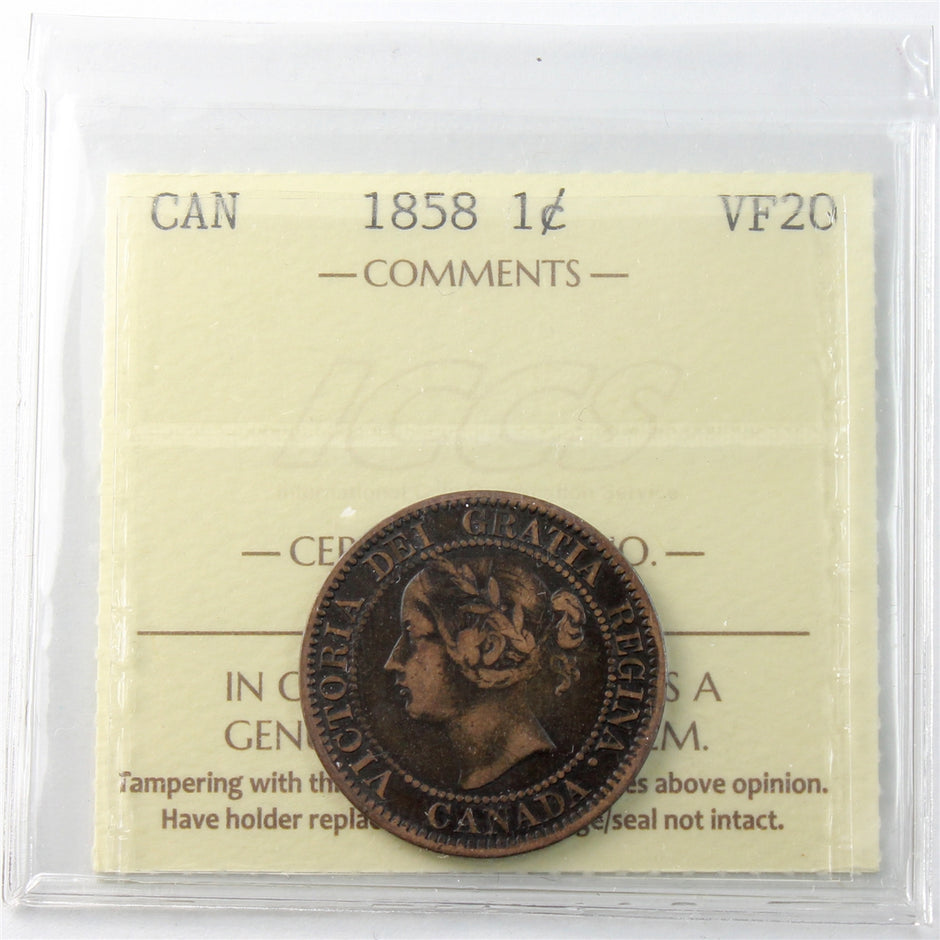 1 Cent 1858-1899 | Colonial Acres Coins