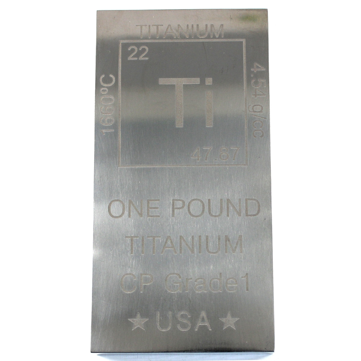 Elemental 1 Pound Titanium Bar – Colonial Acres Coins