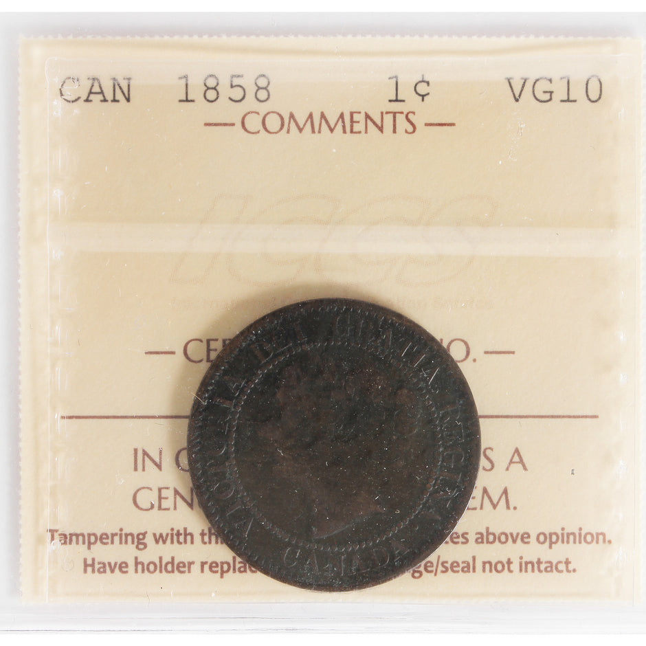 1 Cent 1858-1899 | Colonial Acres Coins