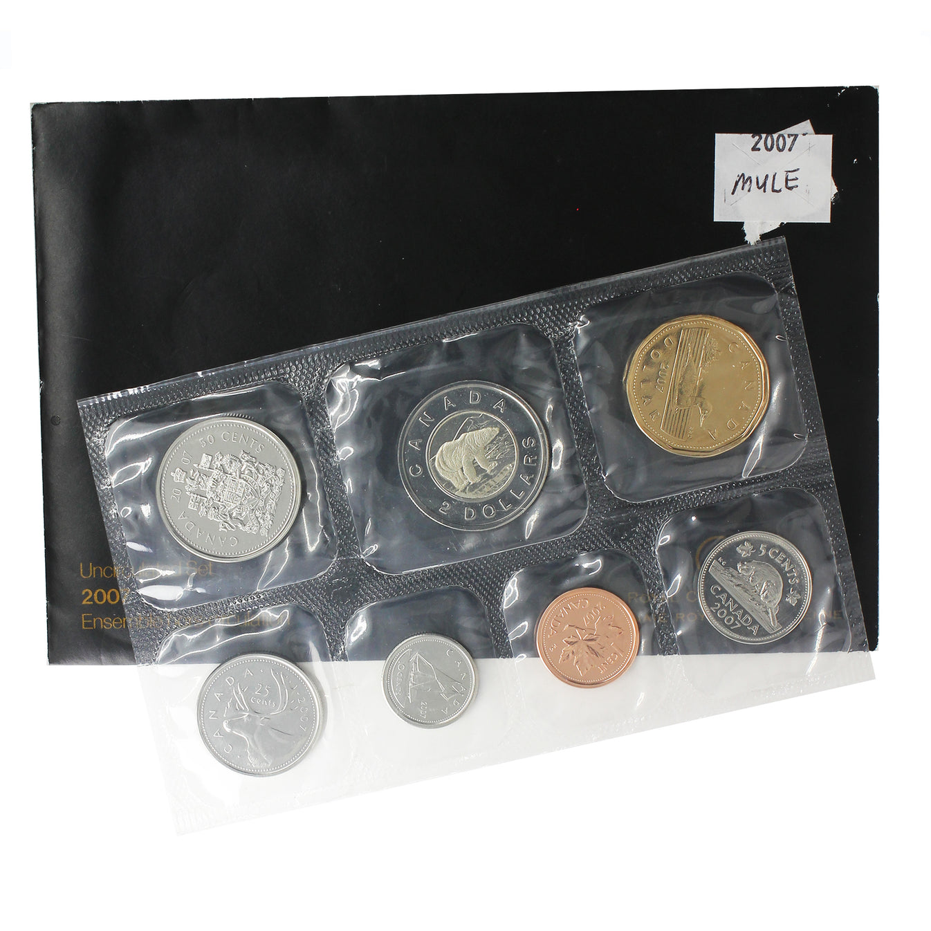 2007 Mule Canada Curved 7 Variety Proof Like Set ($2 Mule in set ...