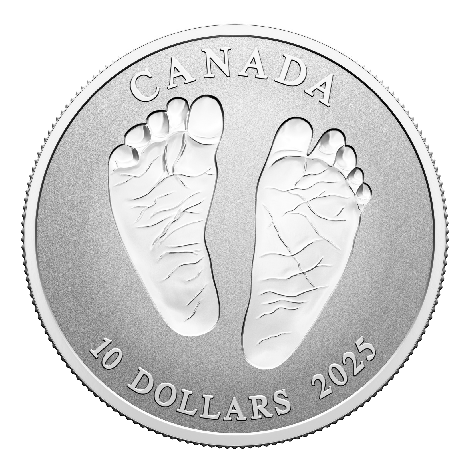 2025 Canada $10 Welcome to the World Baby Feet Fine Silver (No Tax ...