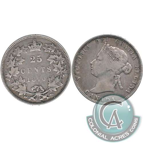 25 Cents 1858-1899 | Colonial Acres Coins