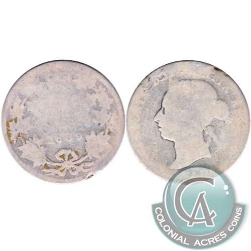 1889 Canada 25-cents Poor – Colonial Acres Coins