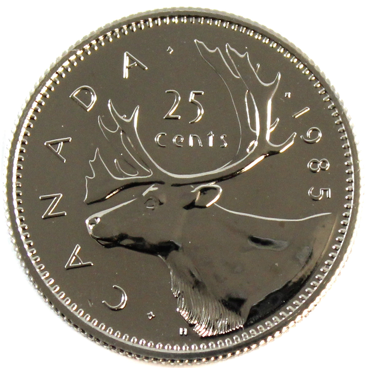 1985 Canada 25-cents Proof Like – Colonial Acres Coins