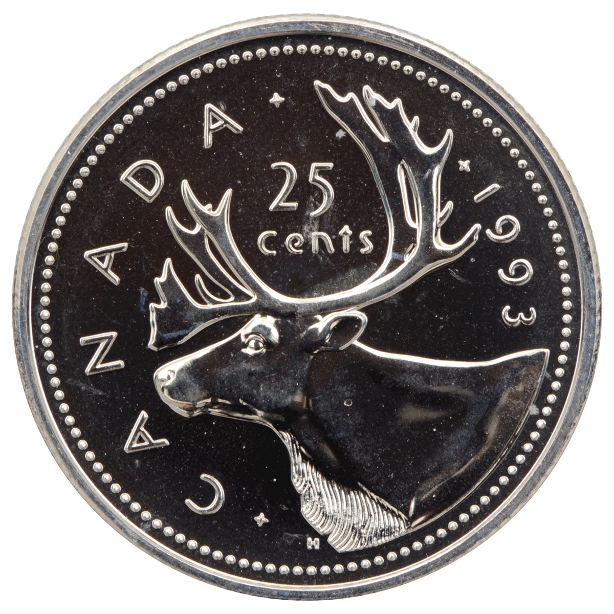 1993 Canada 25-cents Proof Like – Colonial Acres Coins