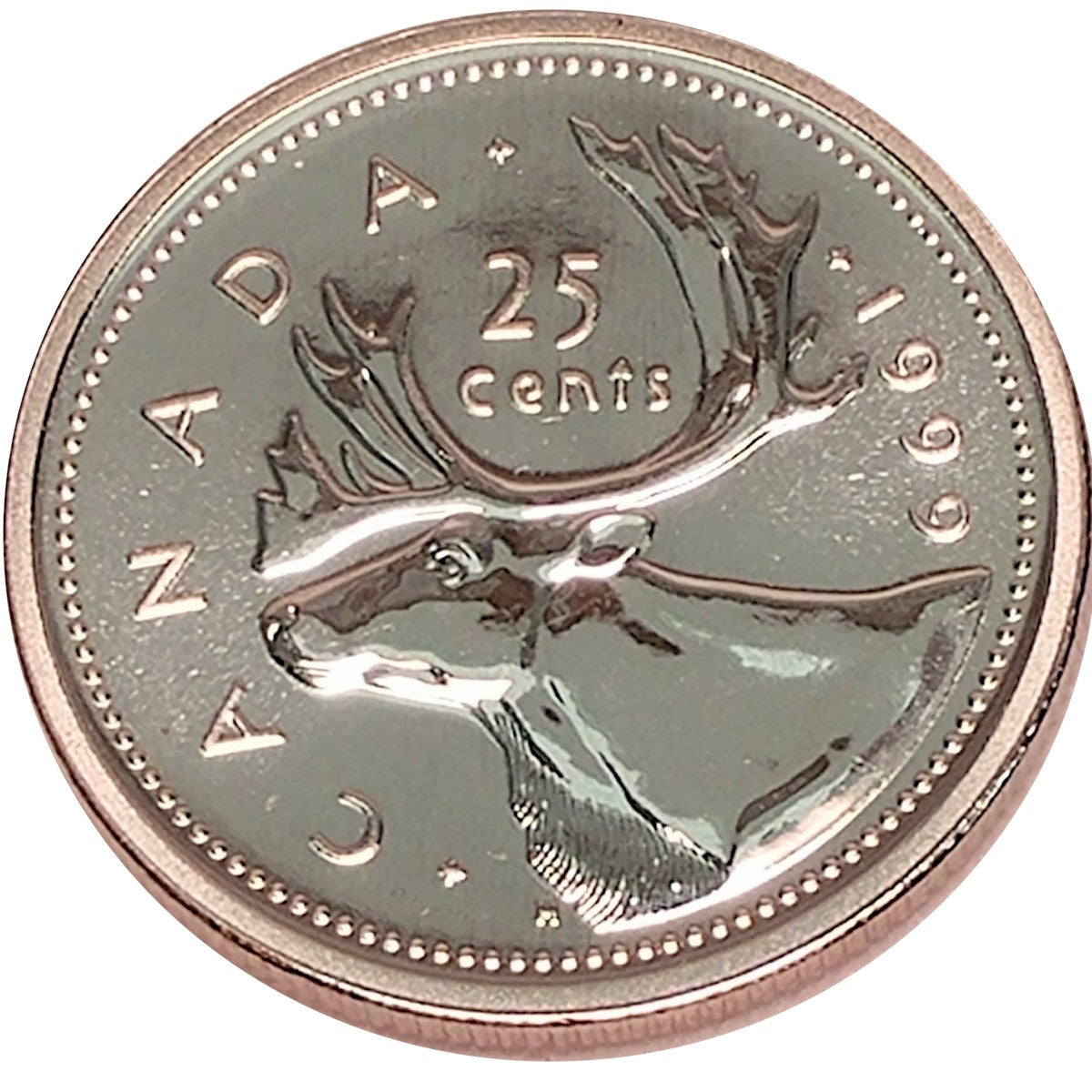1999 Caribou Canada 25-cents Specimen – Colonial Acres Coins