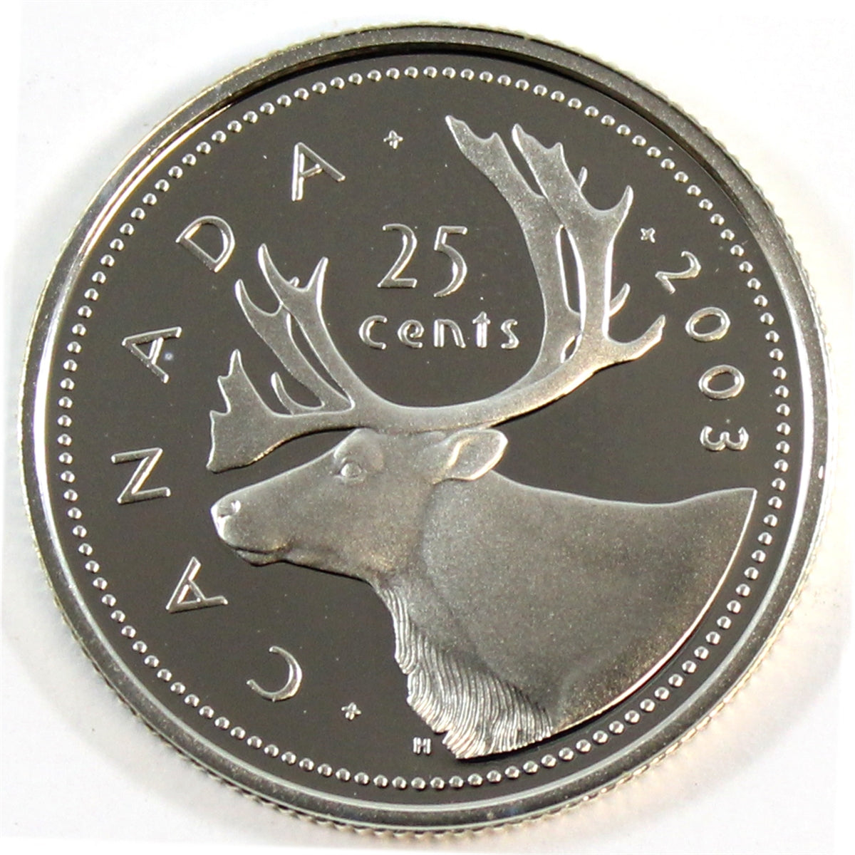 2003 Canada 25-cents Silver Proof – Colonial Acres Coins