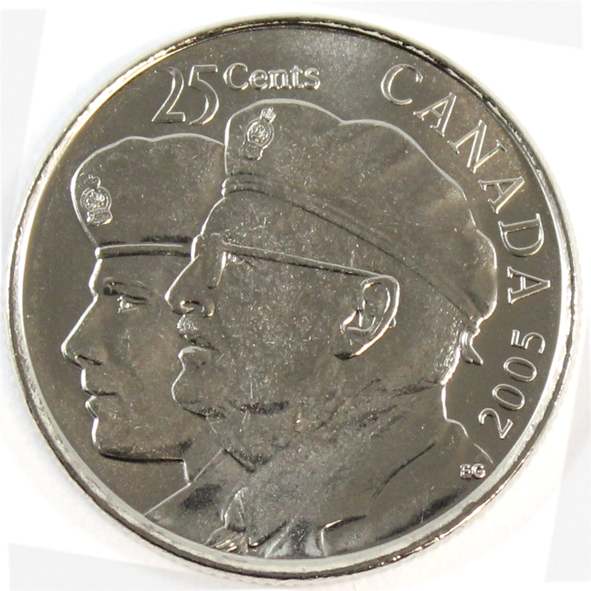 2005P Veteran Canada 25-cents Brilliant Uncirculated (MS-63) – Colonial ...