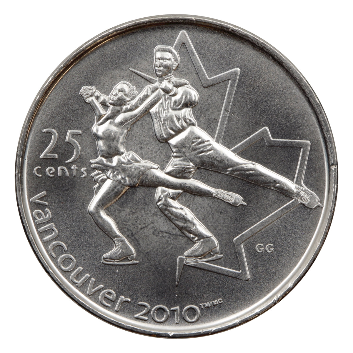 2008 Figure Skating Canada 25-cents Brilliant Uncirculated (MS63 ...