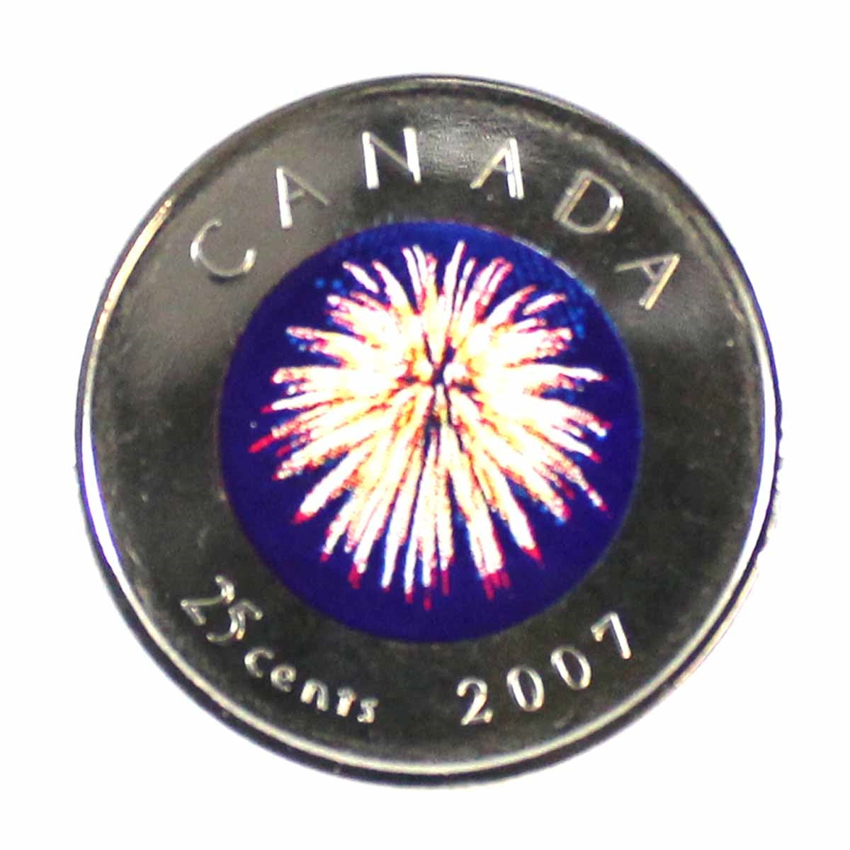 2007 Canada 25-cents Coloured Congratulations Proof Like – Colonial ...