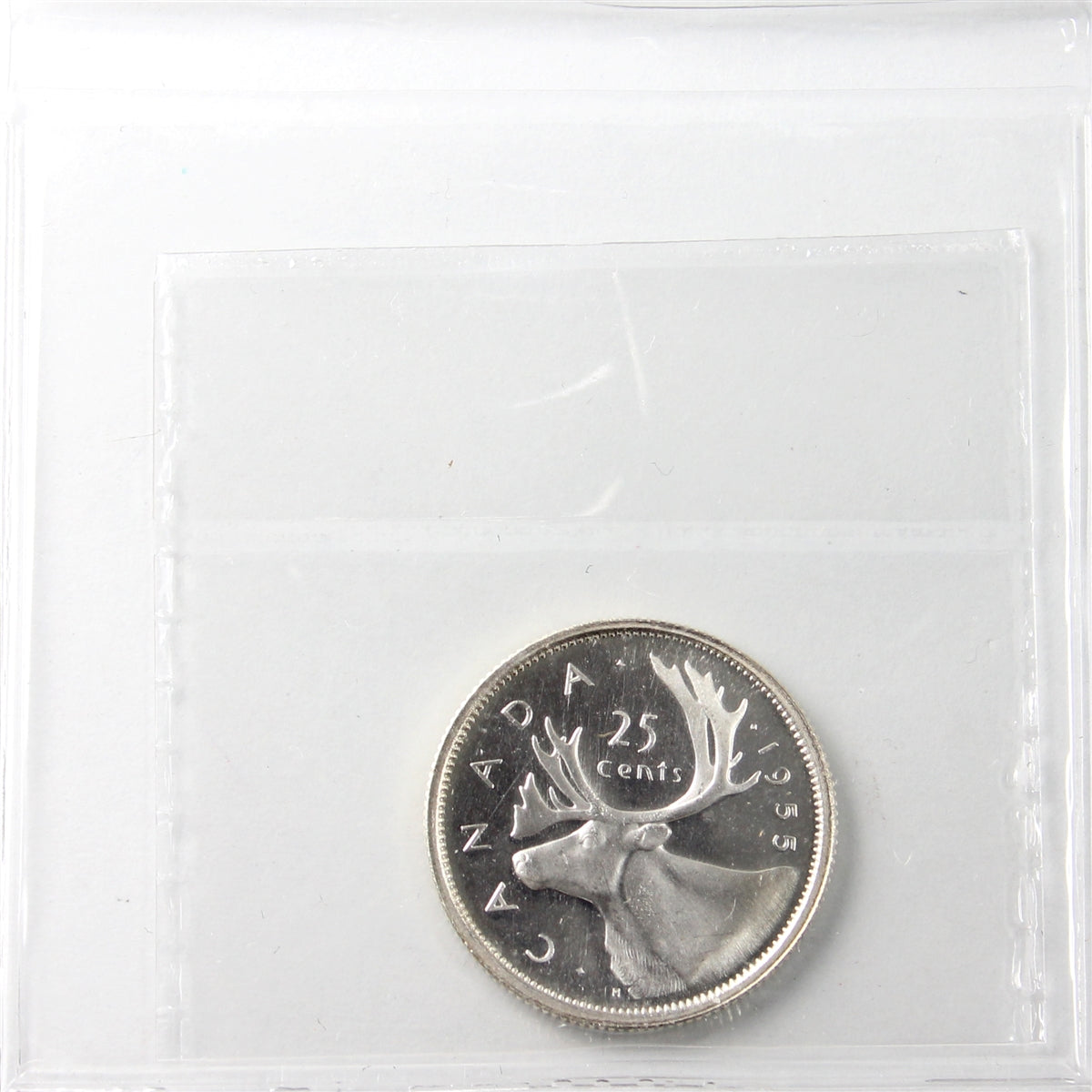 1955 Canada 25-cents ICCS Certified PL-64 Heavy Cameo – Colonial Acres ...