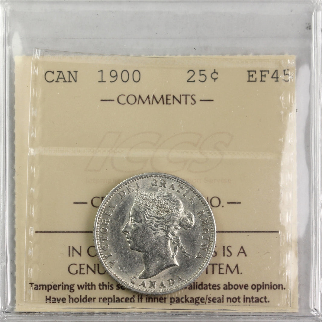 25 Cents 1900-1909 | Colonial Acres Coins