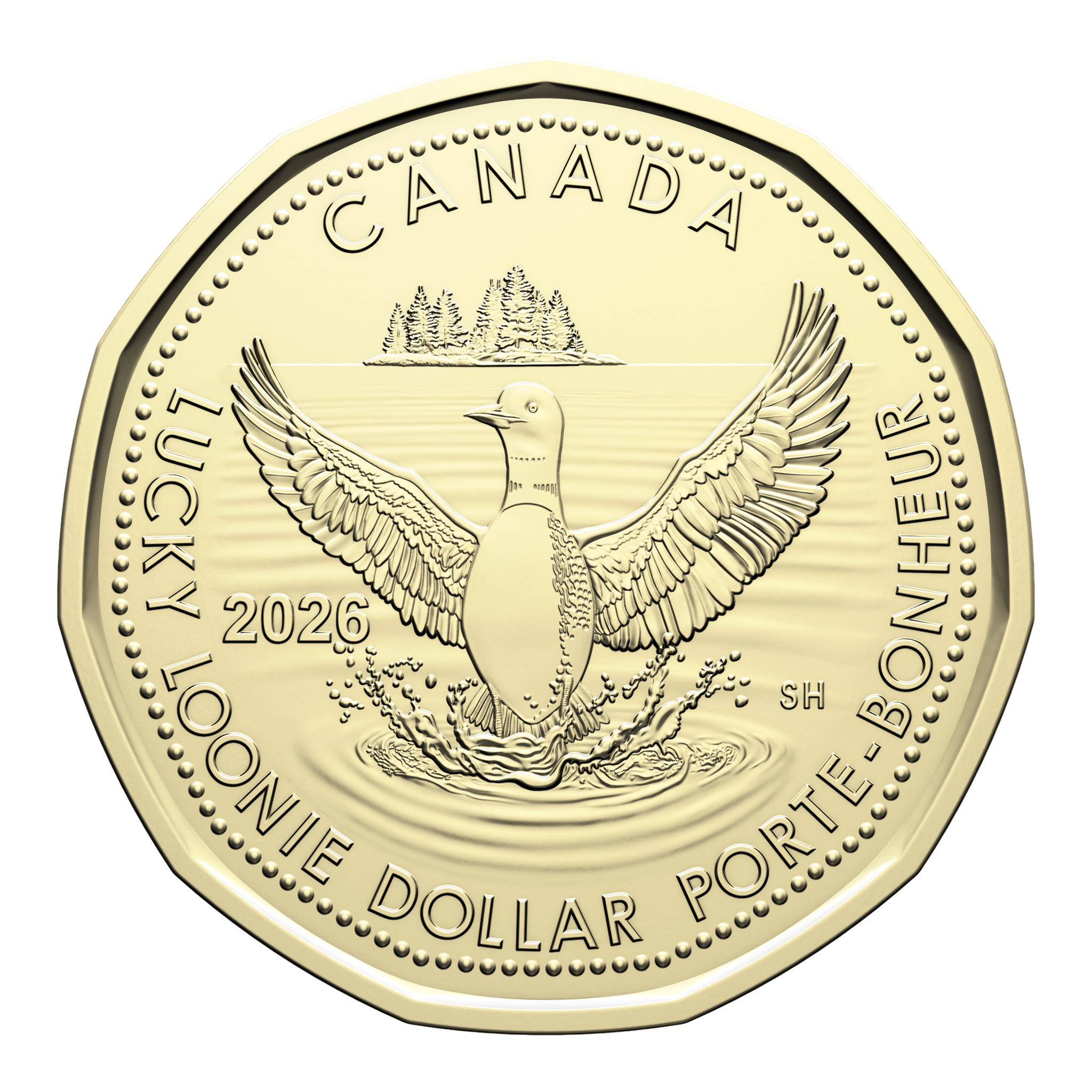 2026 Canada $1 Lucky Loonie in Keychain – Colonial Acres Coins