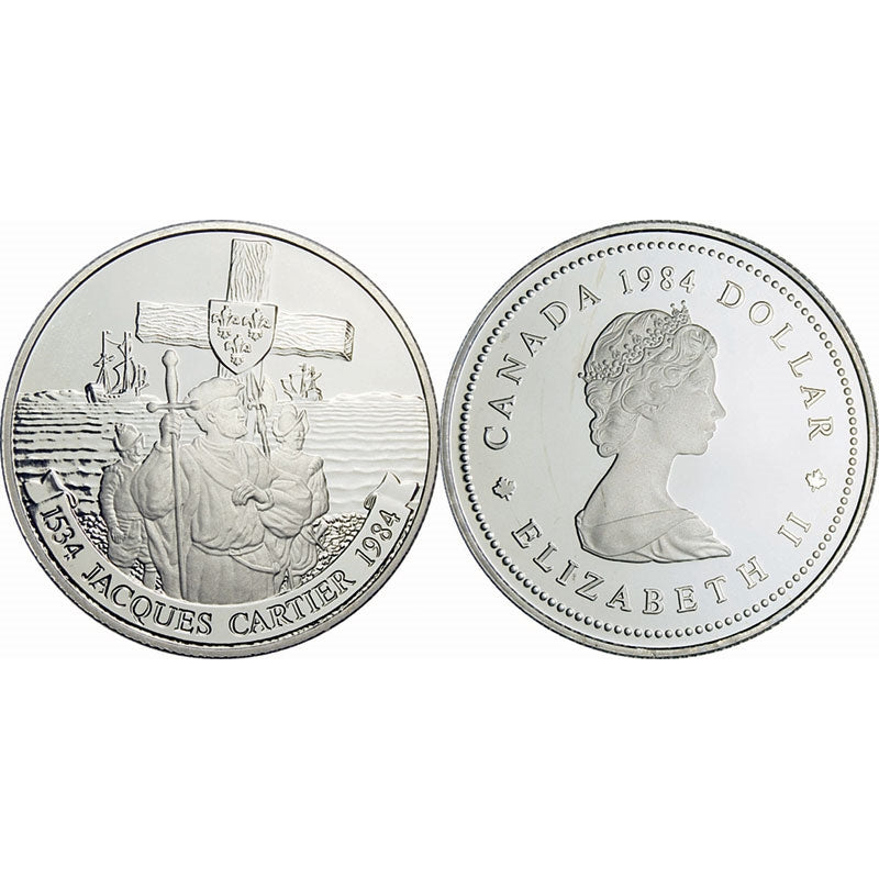 1984 Canada Cartier Dollar in Frosted Proof Finish w/case – Colonial ...