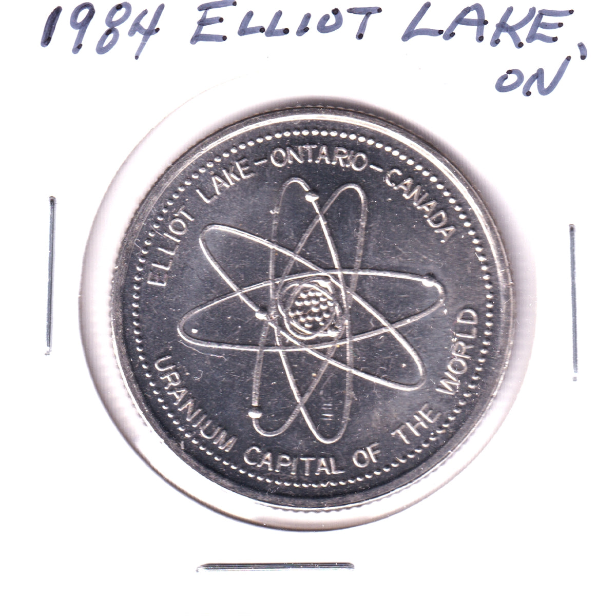 1984 Elliot Lake, Ontario, Bicentennial Medallion: Uranium Capital of ...