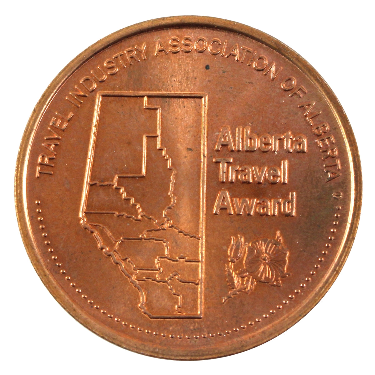 Alberta Travel Award Medal – Colonial Acres Coins