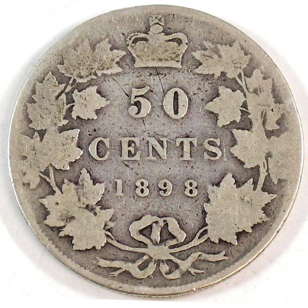 1898 Canada 50-cents Good (G4) $ – Colonial Acres Coins