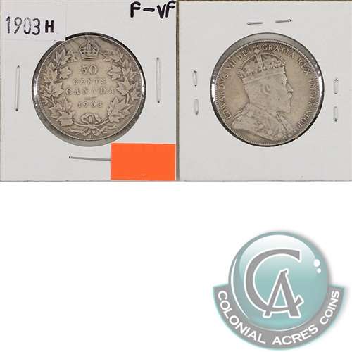 50 Cents 1900-1909 | Colonial Acres Coins