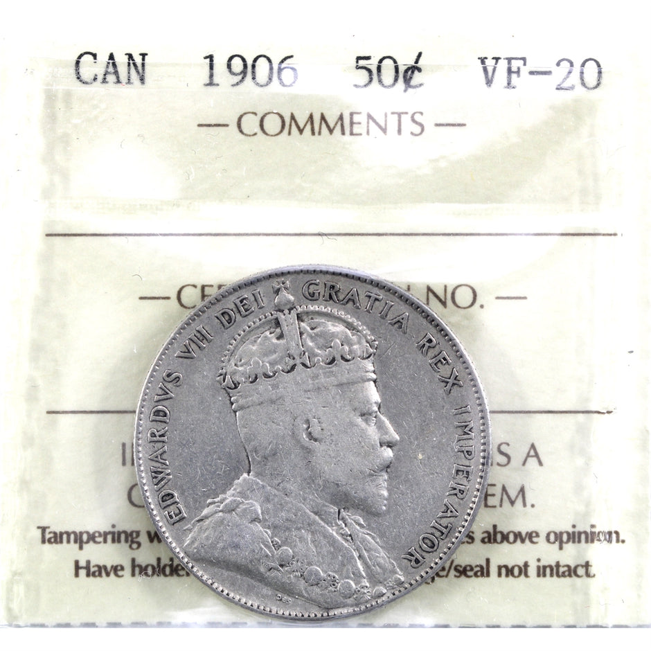 50 Cents 1900-1909 | Colonial Acres Coins