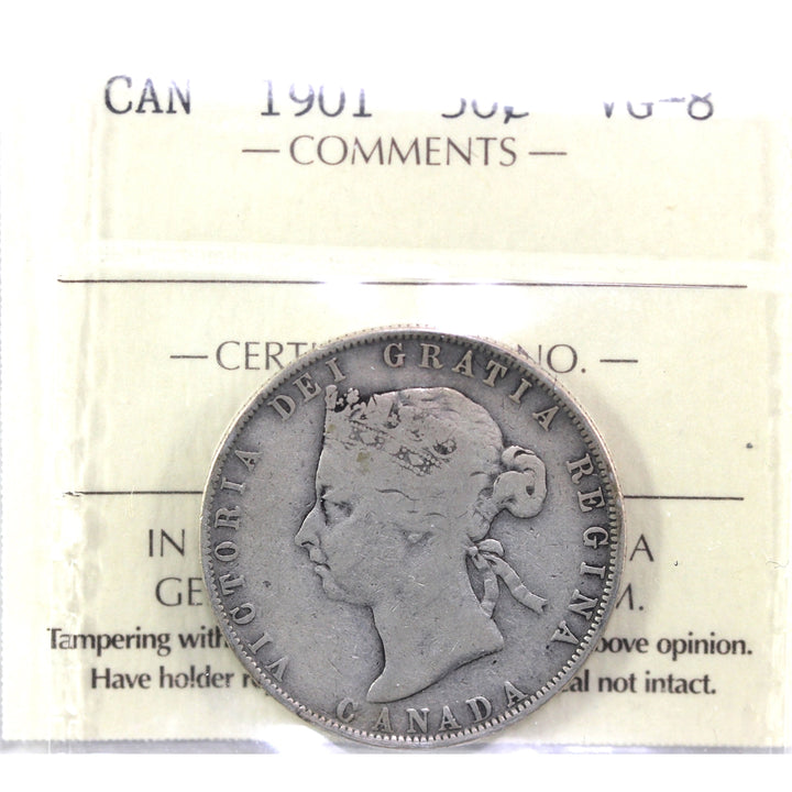 50 Cents 1900-1909 | Colonial Acres Coins