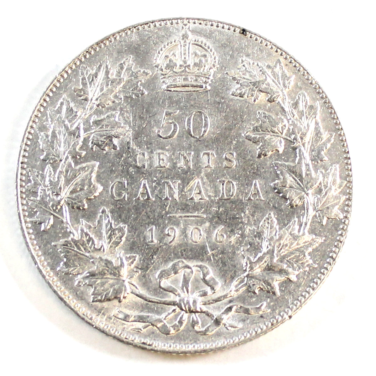 1906 Canada 50-cents EF-AU (EF-45) $ – Colonial Acres Coins