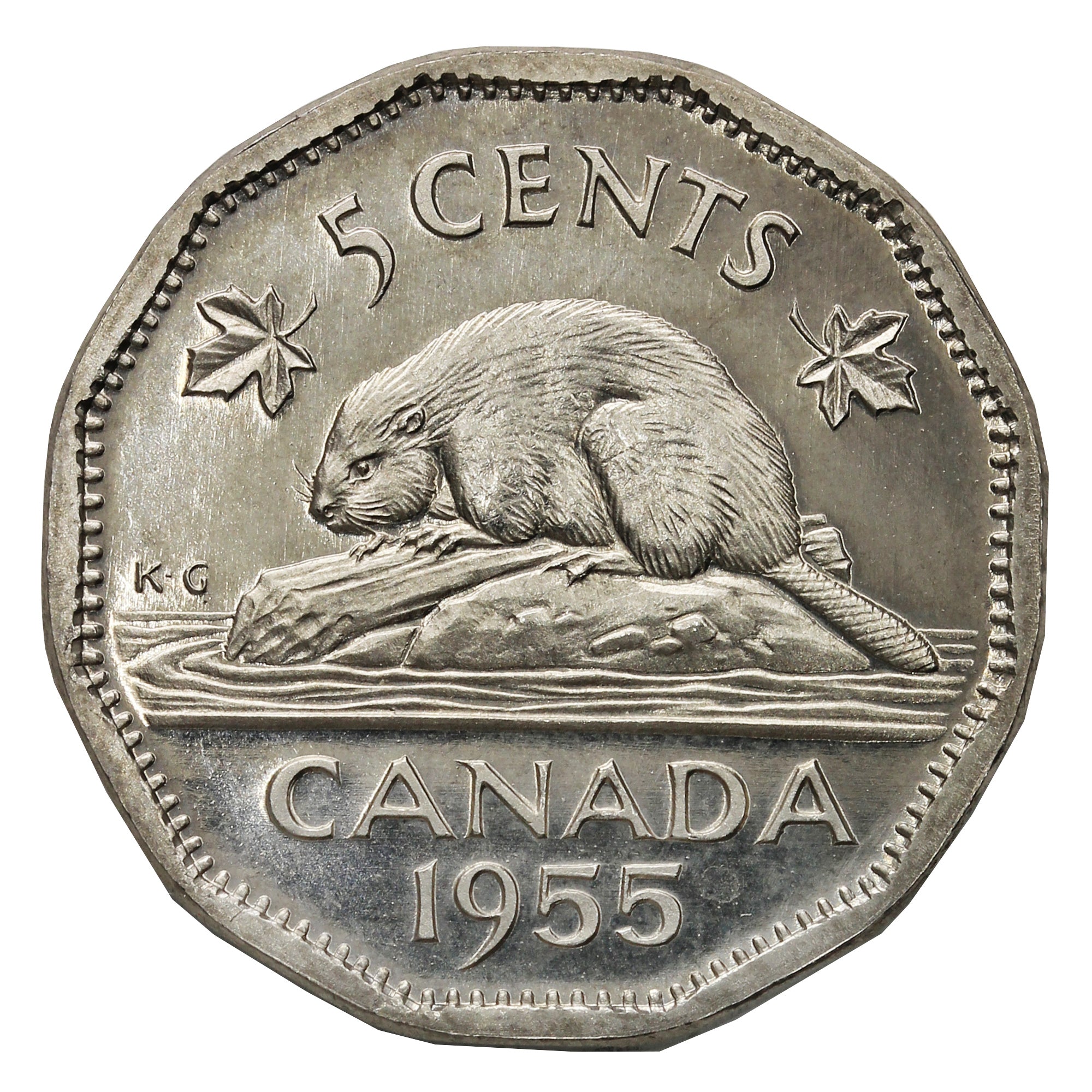 1955 Canada 5-cents Proof Like $ – Colonial Acres Coins