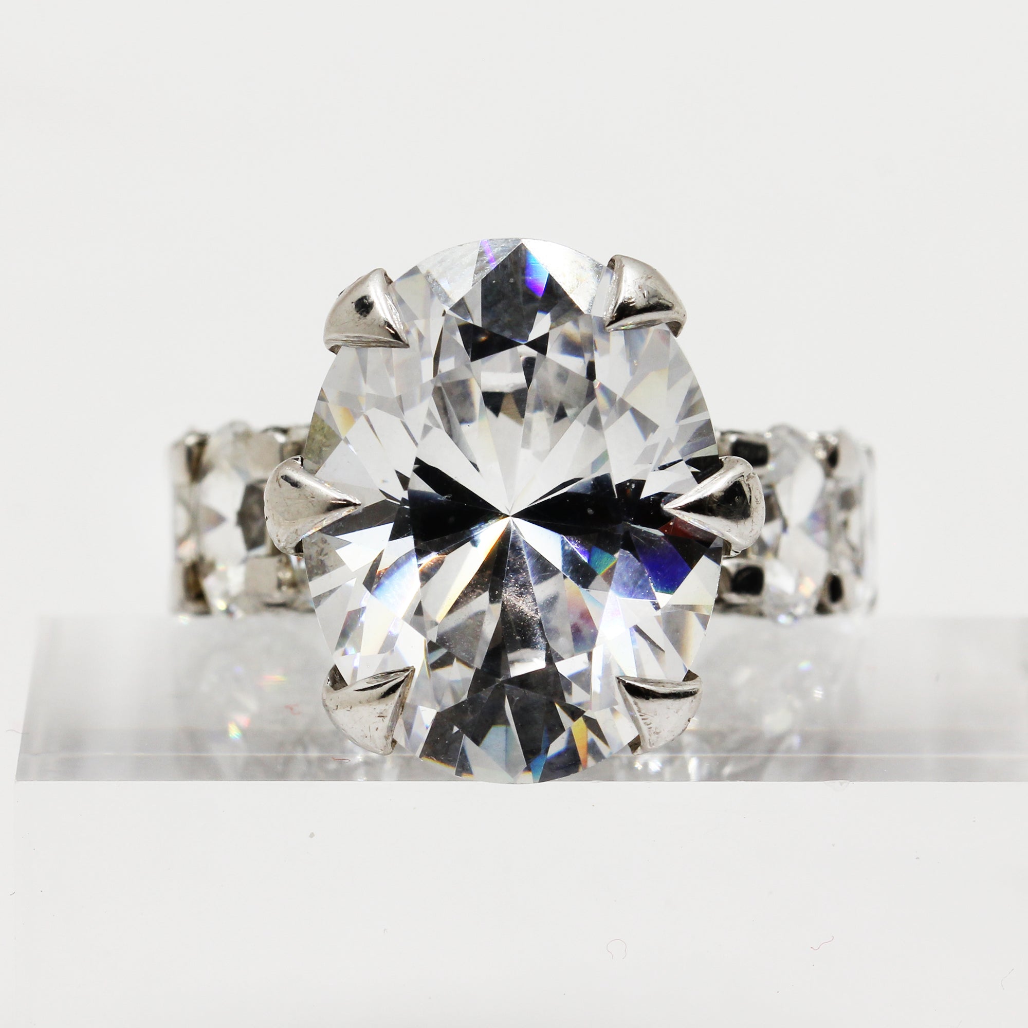 Sterling Silver 'ADASTRA' Cocktail Ring - Size 5 1/2 – Colonial Acres Coins