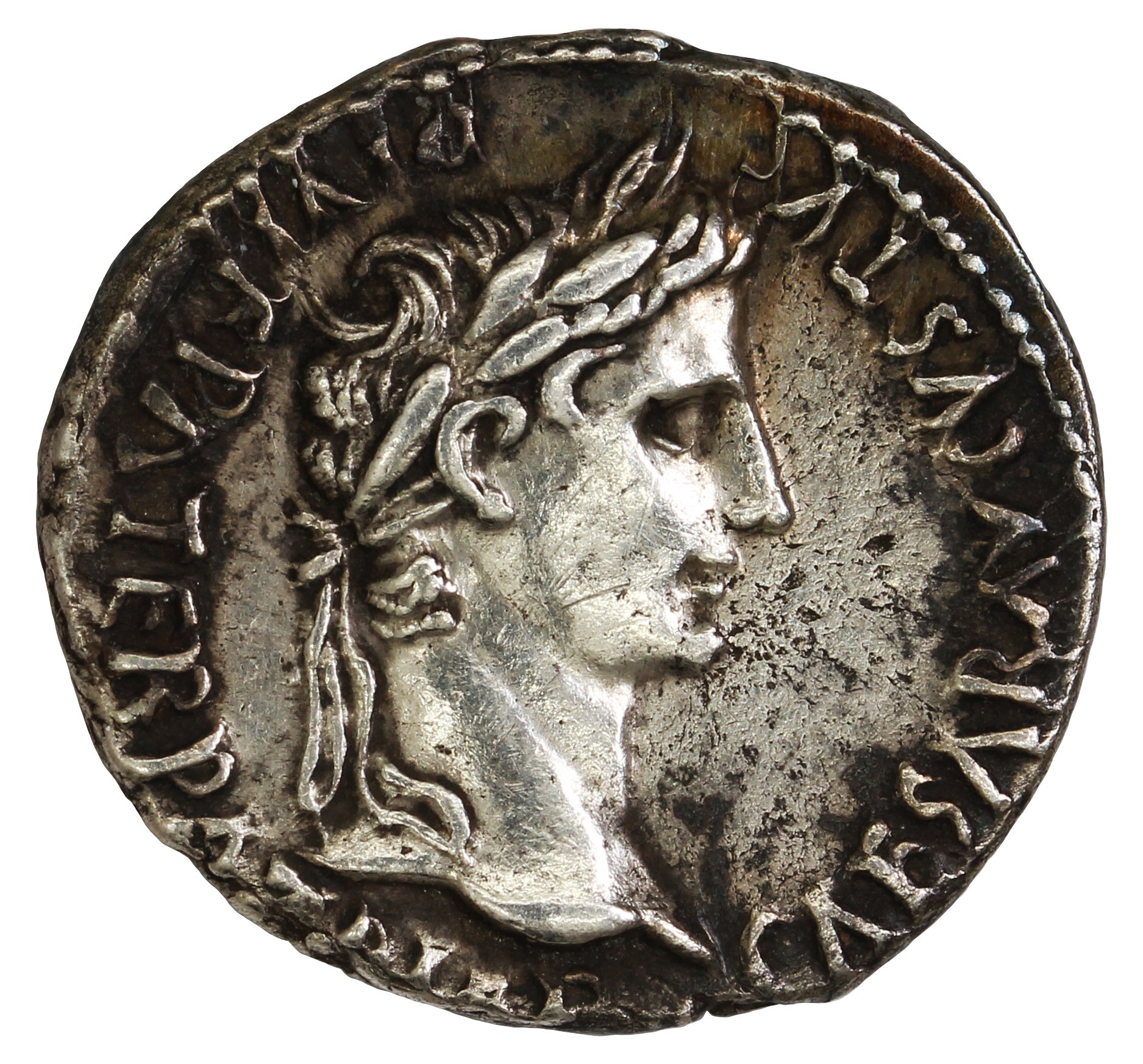 Ancient Rome 2BC-4AD Augustus Lugdunum Mint Silver Denarius Extra Fine ...