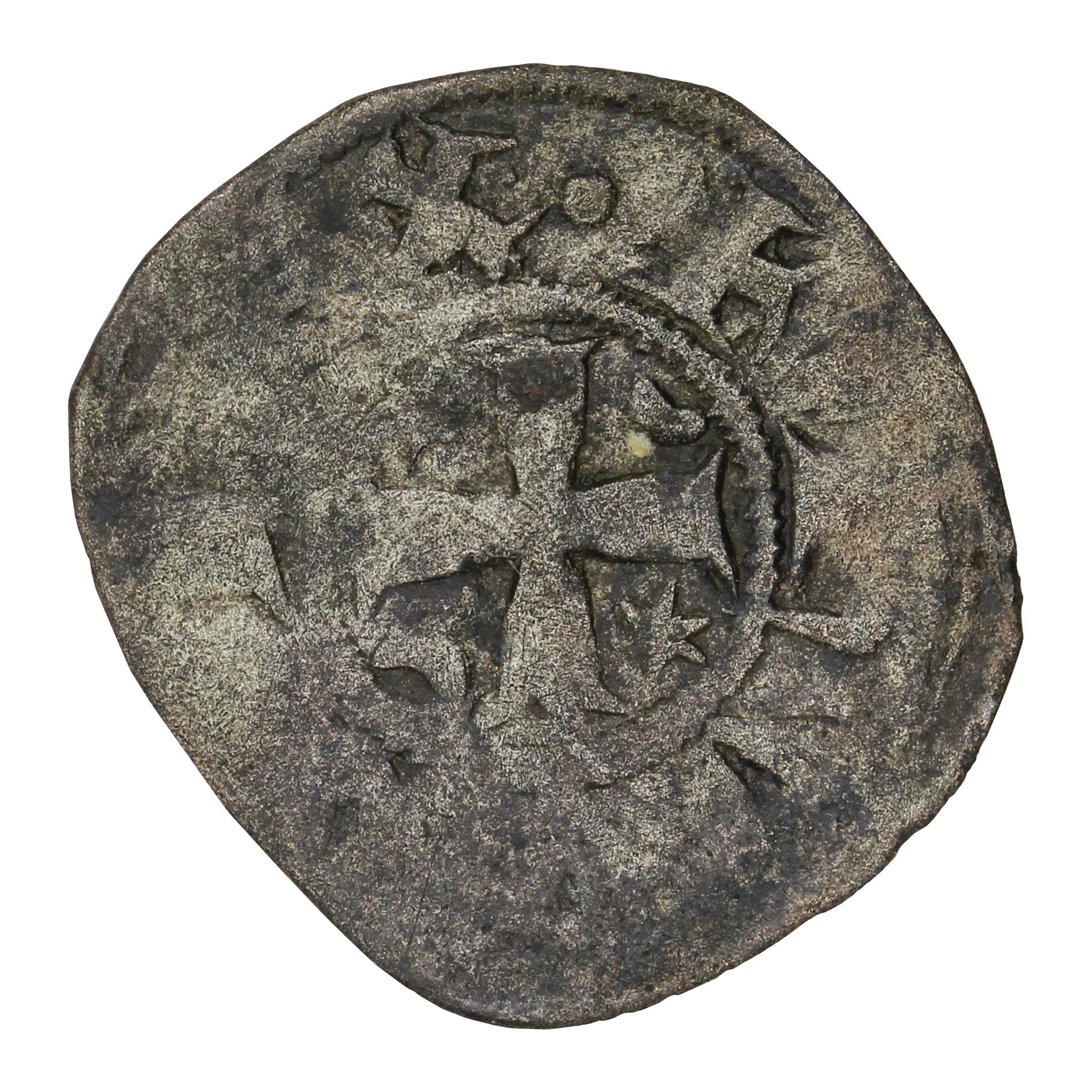 Crusader States 1205-18 Kingdom of Cyprus Hugh I Silver Denier Very ...