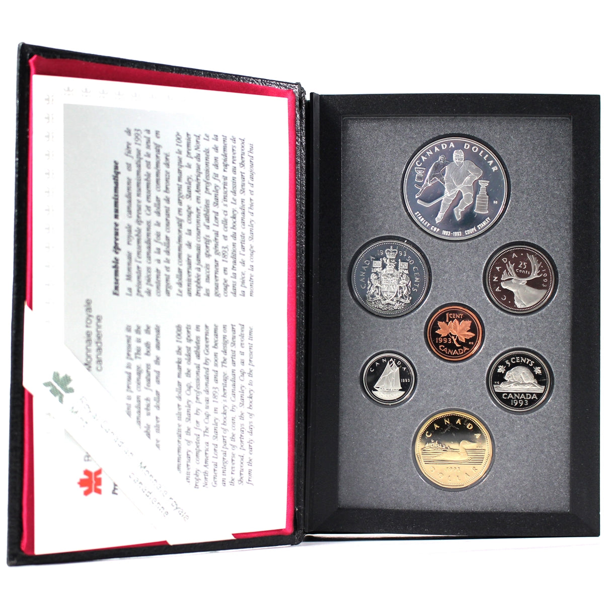 RDC 1993 Canada Stanley Cup 100th Anniversary Proof Double Dollar Set ...