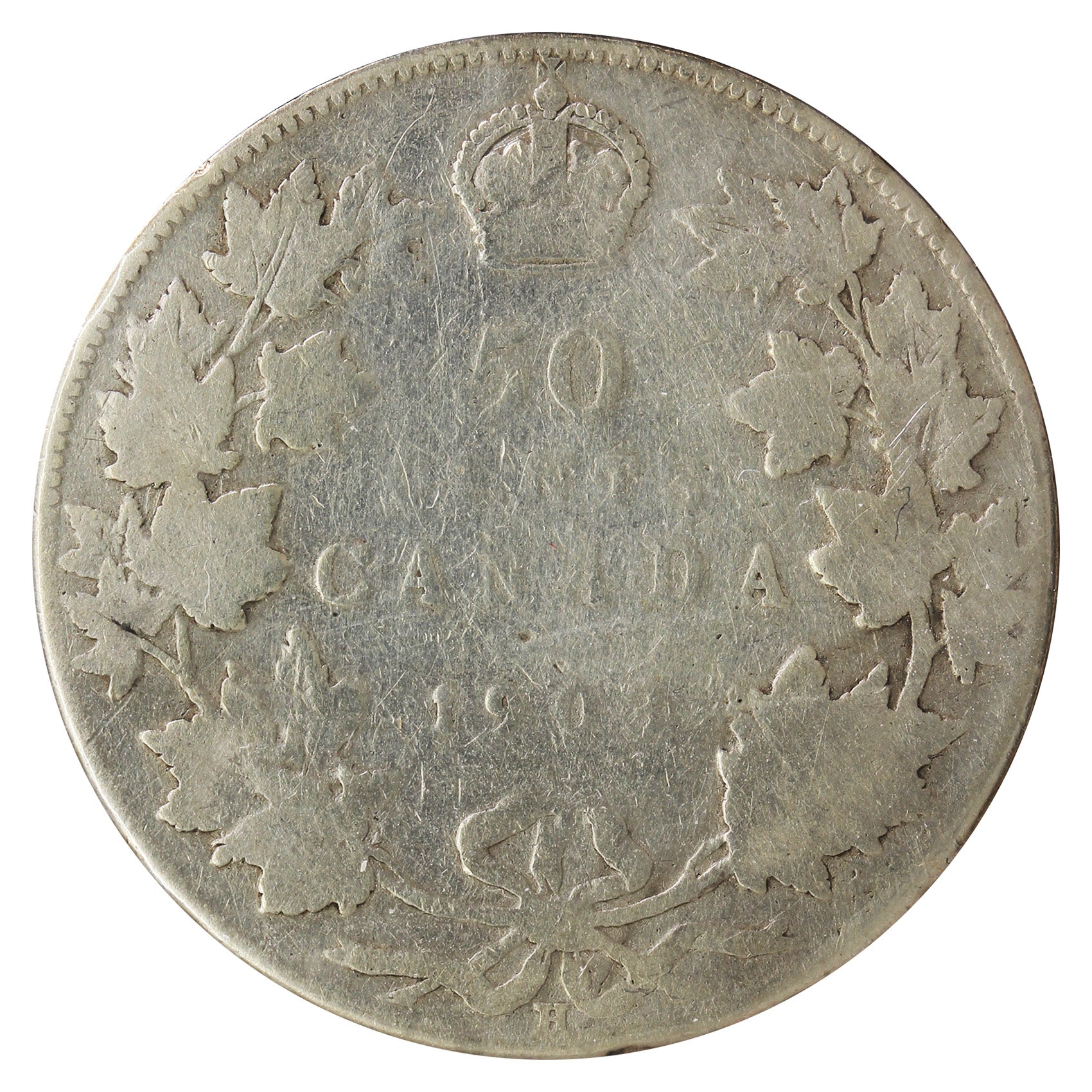 1903H Canada 50-cents .G-VG (G-6) Scratched, Cleaned or Impaired – Colonial Acres Coins