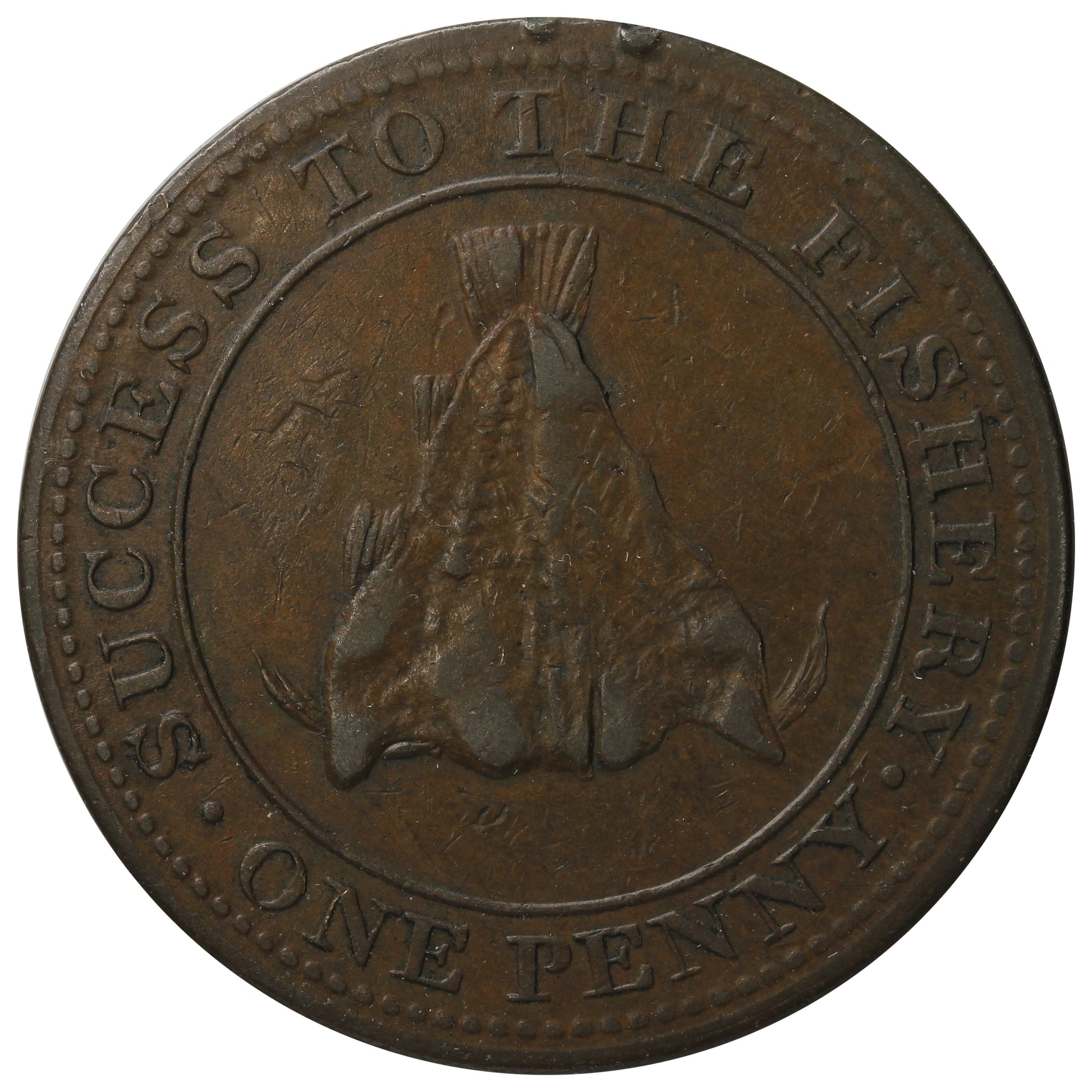 LC-1 1815 Lower Canada Magdelan Island Penny Token Extra Fine (EF40) $ – Colonial Acres Coins
