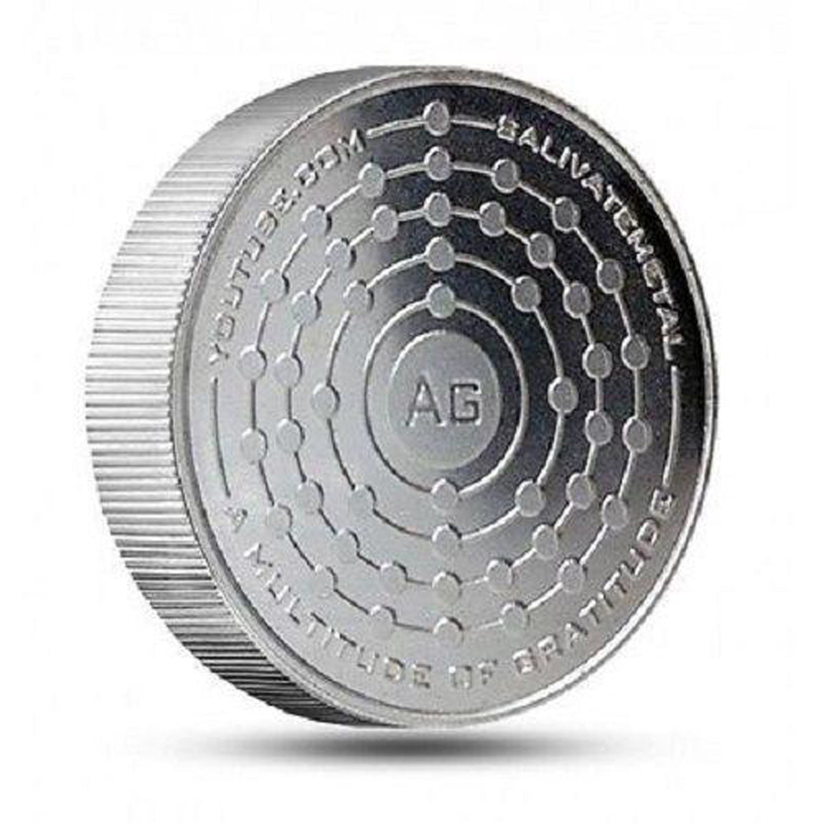 Salivate Metal (Piedford-Style) 1oz Silver Round. Limited Run of 657 ...