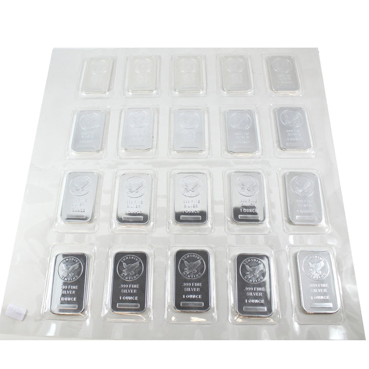 Silver Bars - Colonial Acres Coins