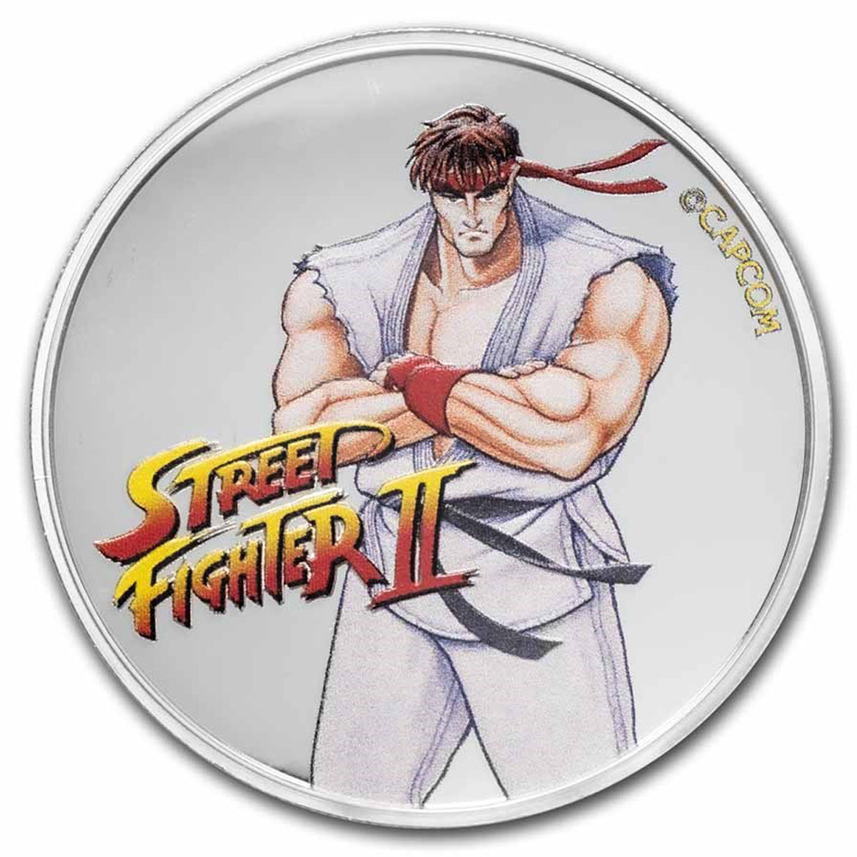 2021 Fiji Street Fighter II: Ryu 1oz Silver (No Tax) – Colonial Acres Coins