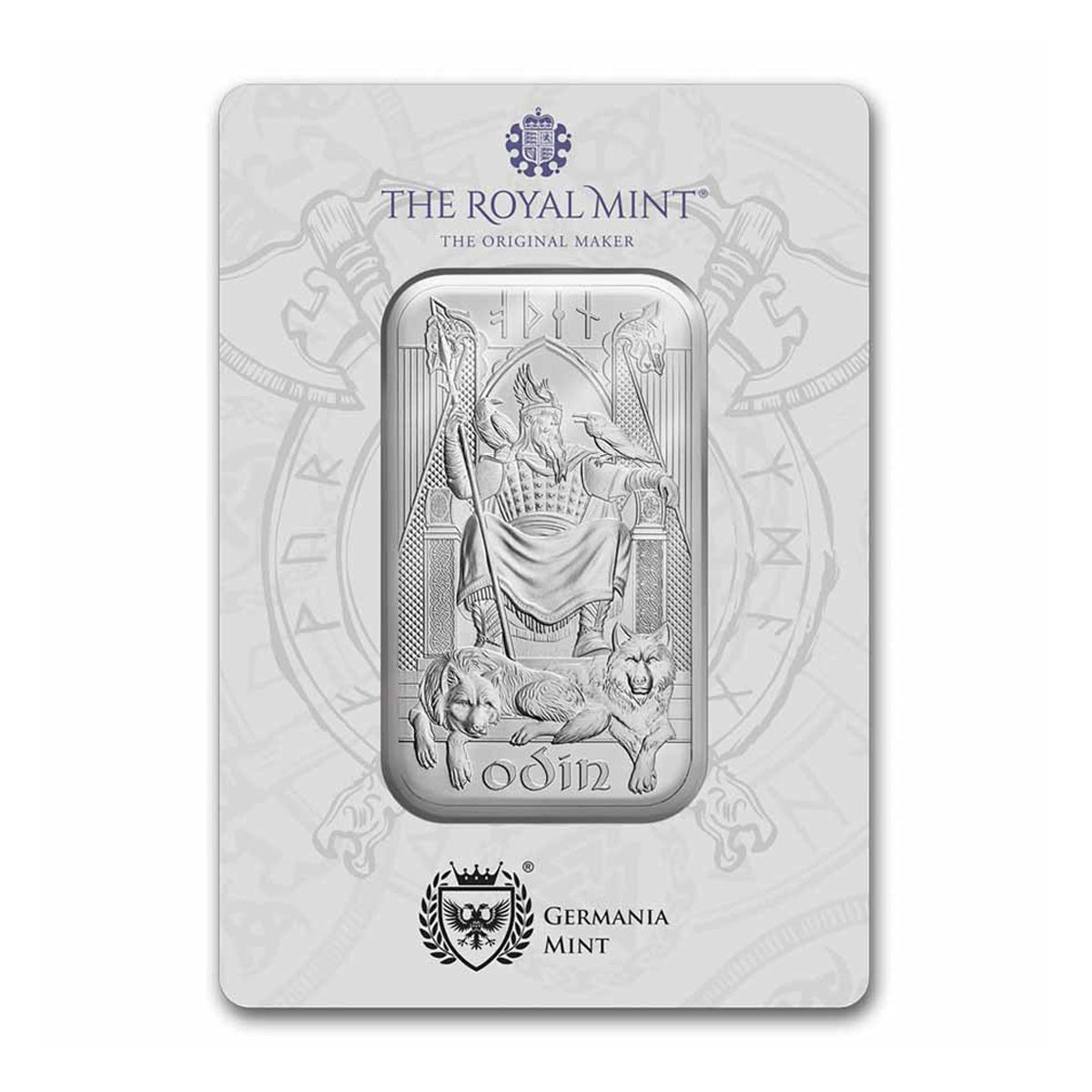 Norse Gods: Odin 1oz .9999 Silver Bar in Card (No Tax) – Colonial Acres ...
