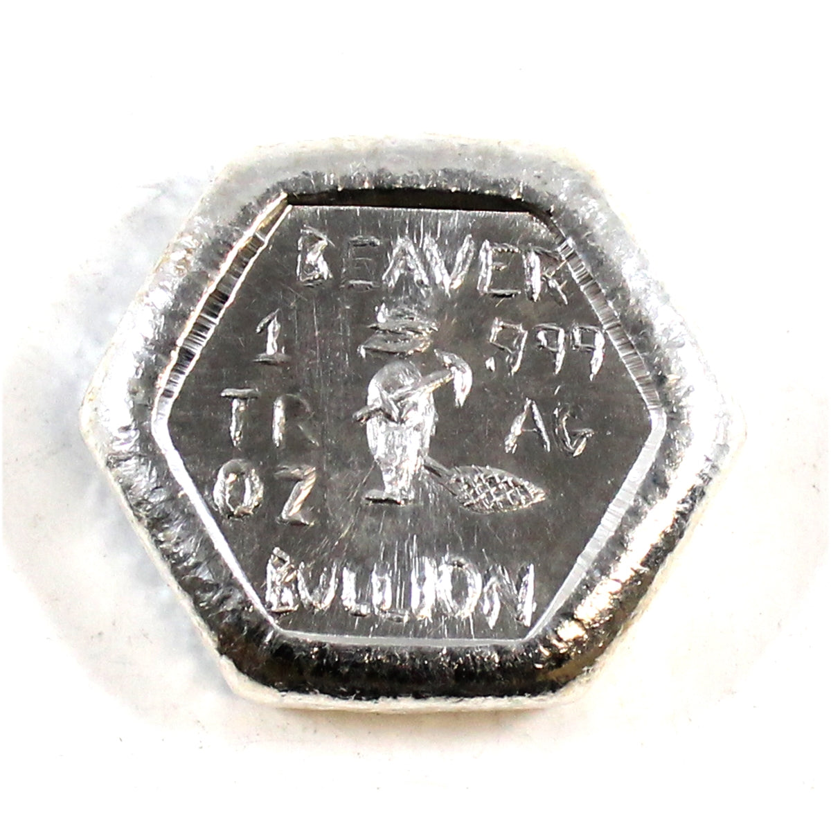 Beaver Bullion Hexagon 1oz. .999 Fine Silver Bar (No Tax) – Colonial ...